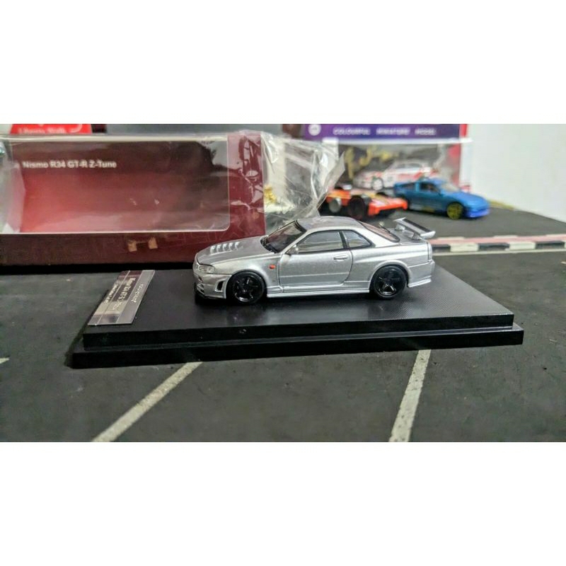 Jual Diecast MotorHelix Nissan Skyline GTR R34 Nismo Z Tune Silver | Shopee Indonesia