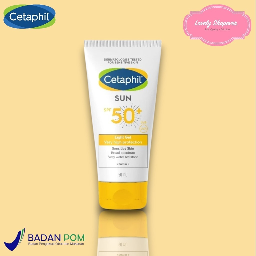 Jual Cetaphil Hybrid Sunscreen SPF50+ Light Gel 50ml untuk kulit ...