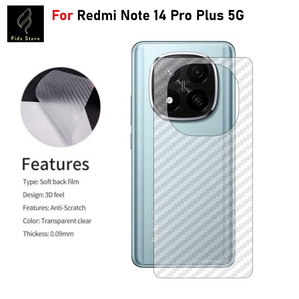 Jual Promo Garskin Carbon For Redmi Note 14 4G/5G / Note 14 Pro 5G ...