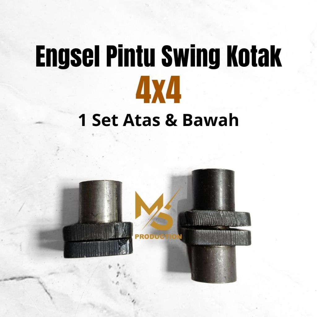Jual Engsel Pintu Swing Kotak 4x4 Atas dan Bawah 1 Set Pagar Besi ...