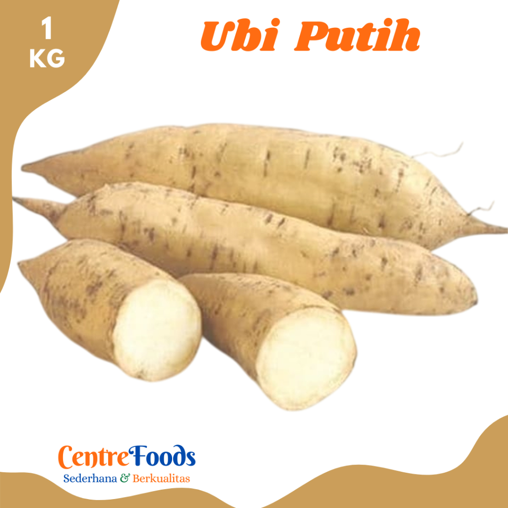 Jual UBI Putih - Ubi Jalar Putih Fresh | 1.000gr [ Harga Per KG ...