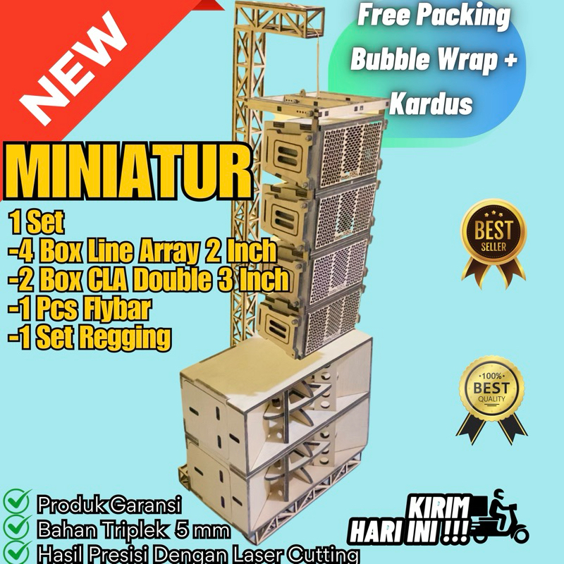 Jual Miniatur Sound System 1 Set 2 inch dan 3 inch | Shopee Indonesia