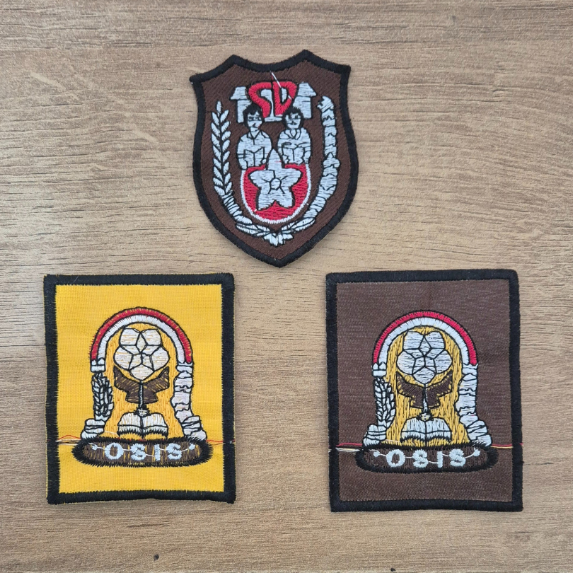 Jual Badge Bordir Sekolah OSIS SD SMP SMA Emblem Bed Atribut Bet ...