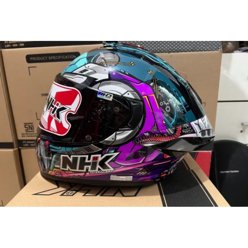 Jual HELM NHK MARK-1 PESANA DAN TEKNOLOGI TRIANGEL GREY DOFF | Shopee ...