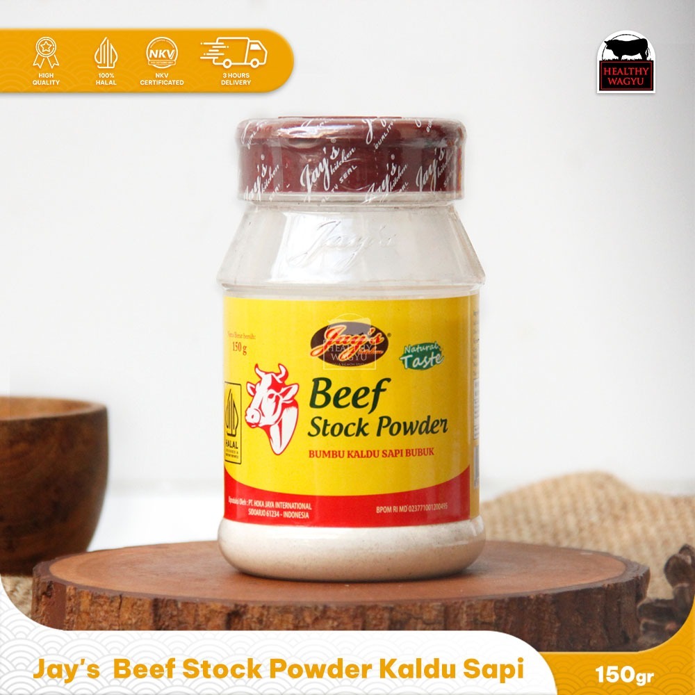 Jual JAYS BEEF STOCK POWDER (KALDU SAPI BUBUK) NON MSG 150GR Healthy ...