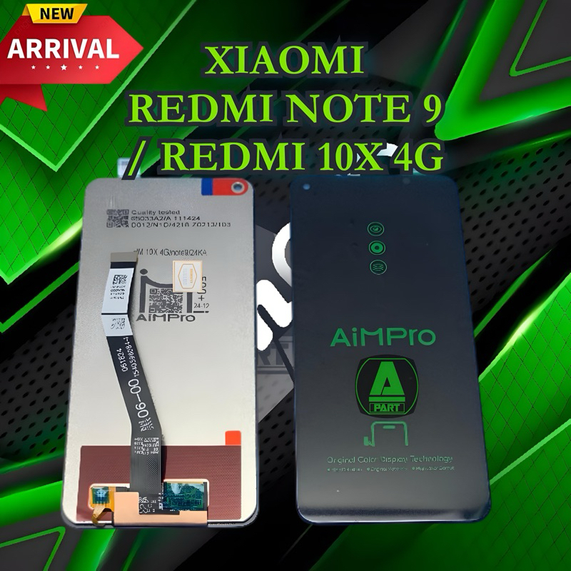 Jual LCD TOUCHSCREEN REDMI NOTE 9 / REDMI 10X 4G AIMPRO | Shopee Indonesia