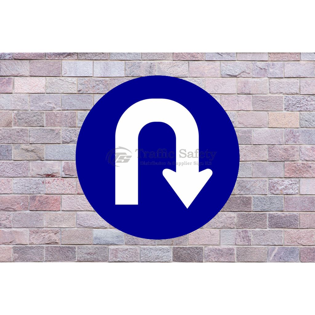 Jual Rambu putar balik kanan - Plat Alumunium 1.2mm | Shopee Indonesia