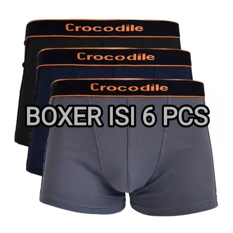 Jual 6 PCS celana dalam pria Boxer Dewasa CD Katun Lembut | Shopee ...