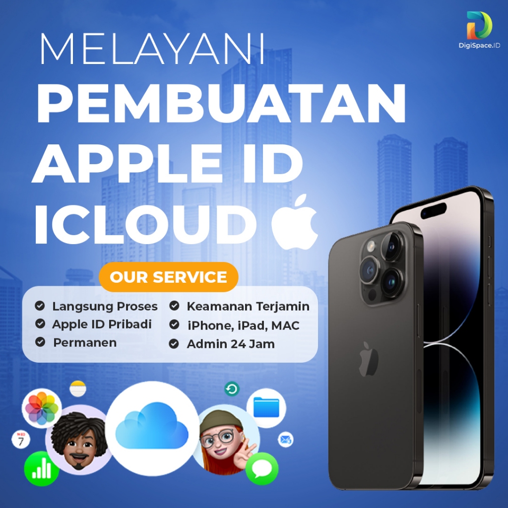 Jual JASA PEMBUATAN ICLOUD APPLE ID PERMANENT PROSES CEPAT GARANSI | Shopee Indonesia