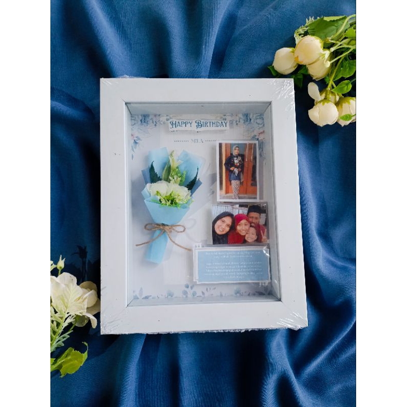 Jual Frame 3d/kado ulang tahun/kado figura frame 3d/kado wisuda/figura ...