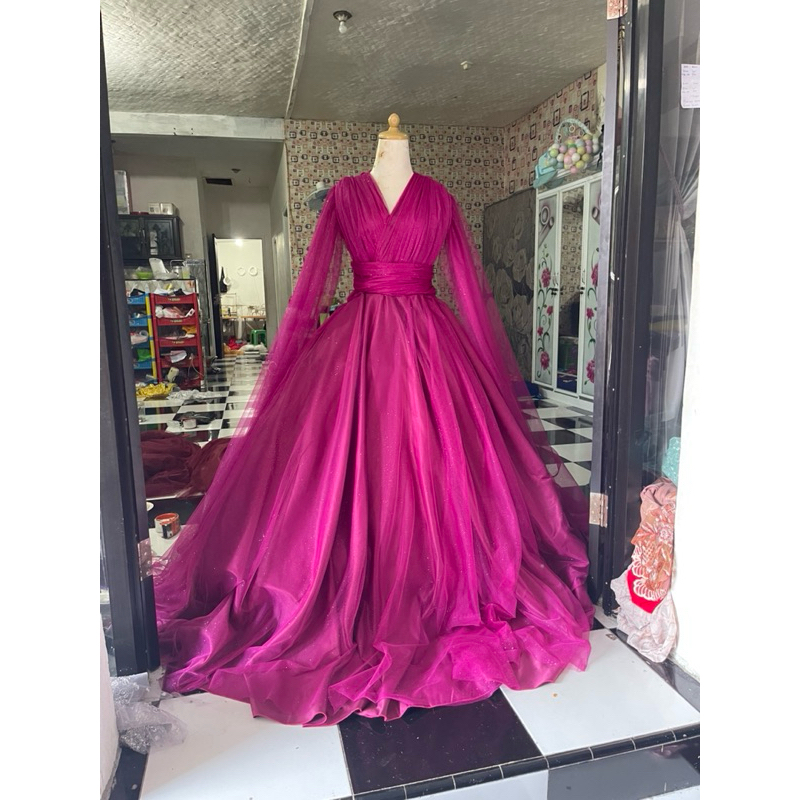 Jual Gaun pengantin simple (GAK EKOR) | Shopee Indonesia