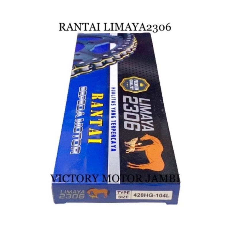 Jual RANTAI RODA LIMAYA RANTAI RODA WARNA BLUE UKURAN 428H(TEBAL ...