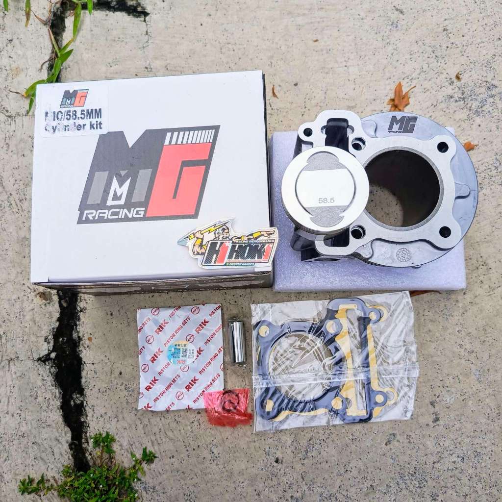 Jual MG RACING Cylinder Blok Block Bore Up Mio Karbu Nouvo Soul 58,5mm | Shopee Indonesia