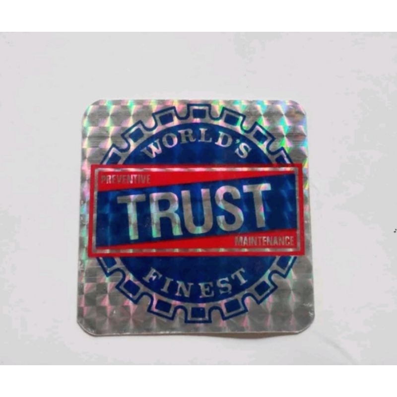 Jual sticker jadul trust wirld finest stiker lawas vintage | Shopee ...