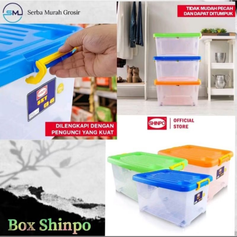 Jual Box penyimpanan/box plastik/Box container/box roda/box multifungsi ...