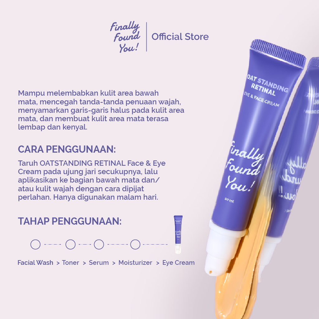Jual Finally Found You! FFY OATstanding Retinal - 2in1 Eye & Face Cream ...
