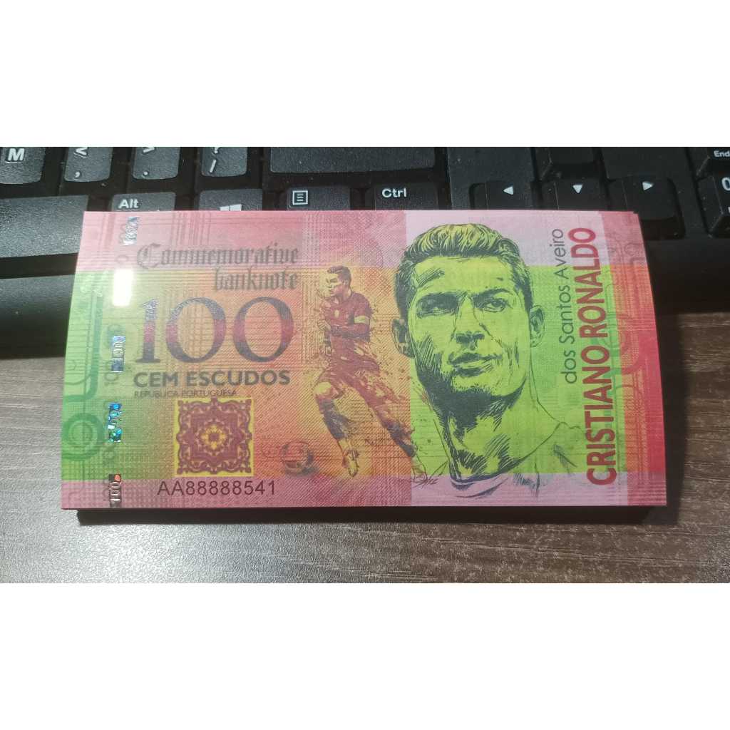 Jual Commemorative Banknotes 100 Escudos Football Star Cristiano ...