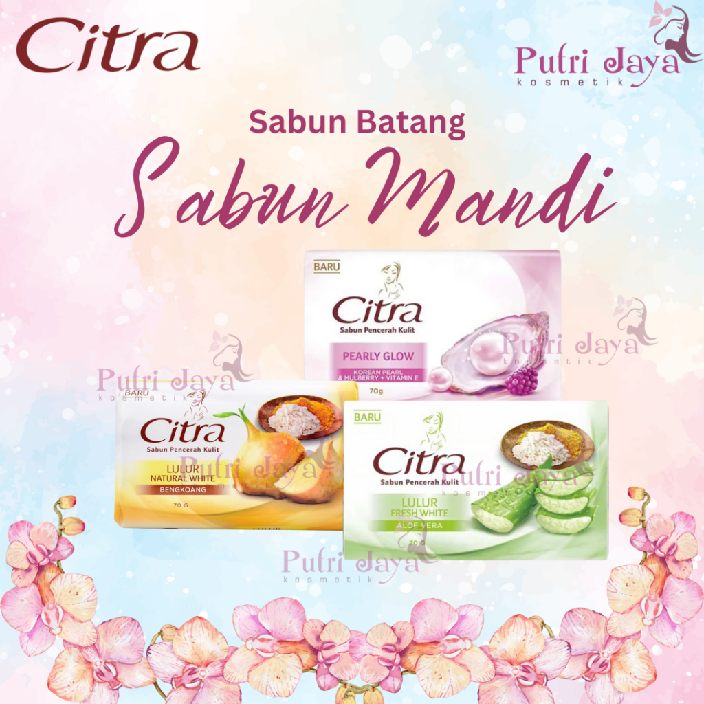 Jual CITRA Sabun Mandi Batang 70gr | Bar Soap UNLVR | Shopee Indonesia