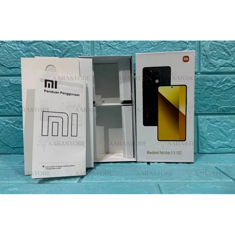 Jual dus box redmi note 13 5G ready semua warna free request sticker ...