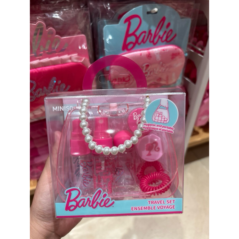 Jual MINISO X BARBIE TRAVEL SET NEW | Shopee Indonesia
