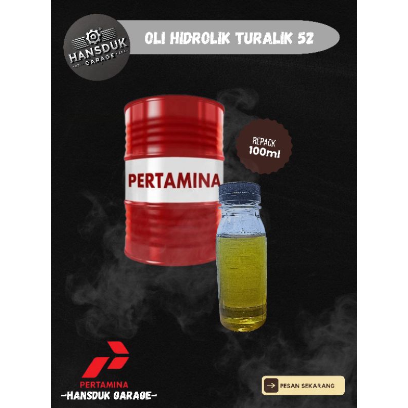 Jual OLI HIDROLIK TURALIK 52 (repack 100 ml) | Shopee Indonesia
