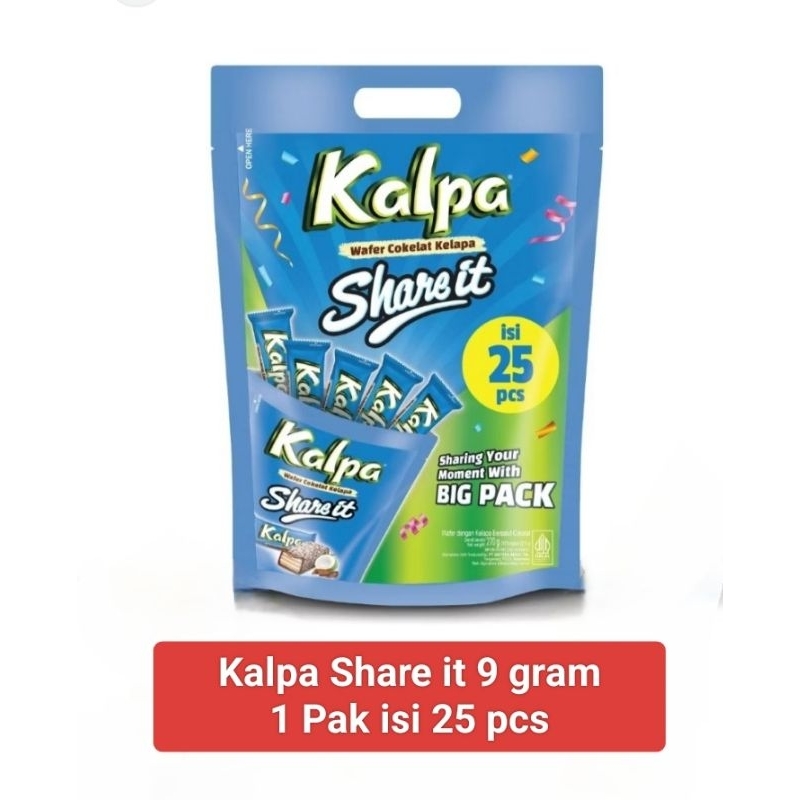 Jual Kalpa Share it 9 gram 1 Pak isi 25 pcs | Shopee Indonesia