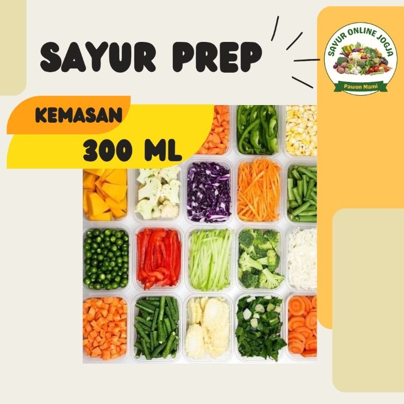Jual Sayur prep potong 300ml minipack foodprep- PAWON MAMI SAYUR ONLINE ...