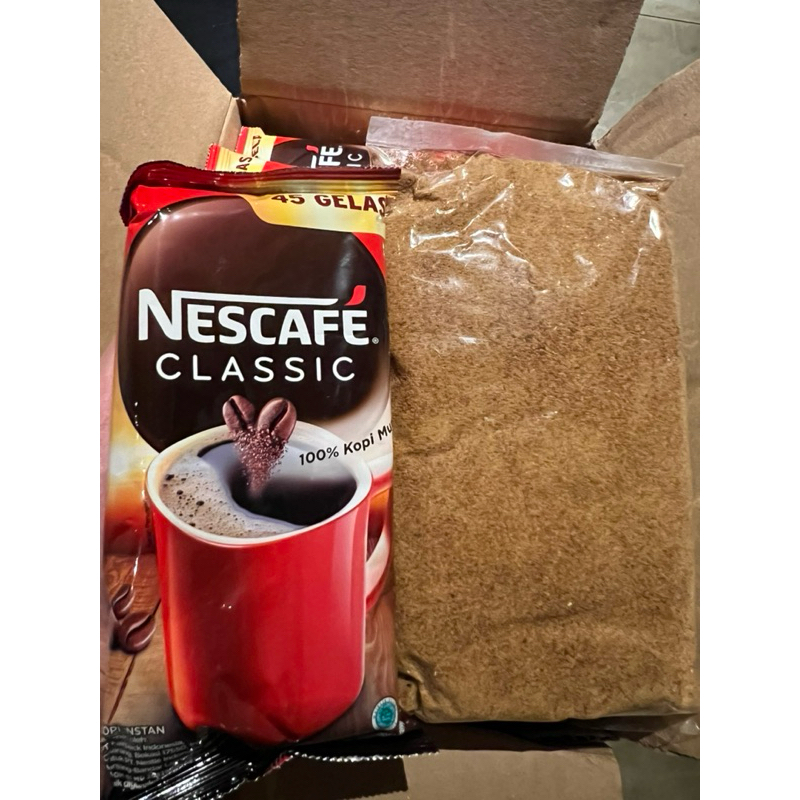 Jual nescafe classic 90 gr + gula kelapa 200 gr | Shopee Indonesia