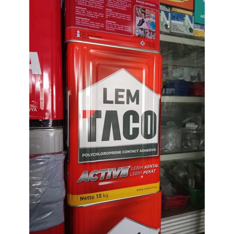 Jual lem taco active 10kg/lem hpl/lem kuning hpl 10kg | Shopee Indonesia