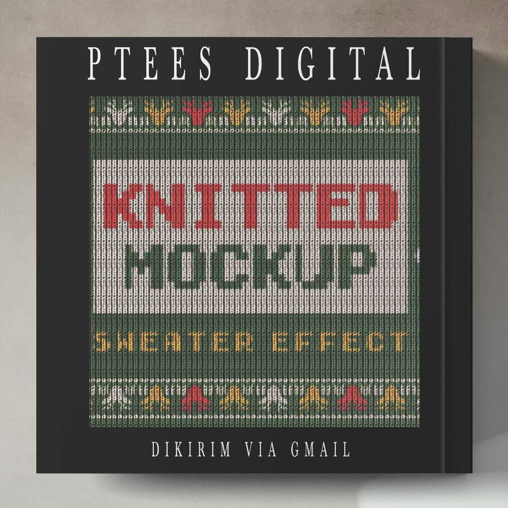 Jual PD0443 - Knitted Sweater Effect - TEMPLATE MOCKUP - PSD PHOTOSHOP ...