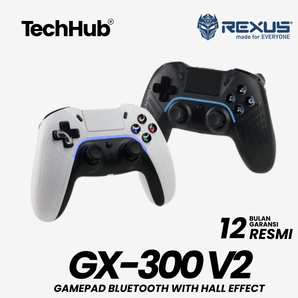 Jual Rexus GX300 V2 Gamepad Wireless Bluetooth with Hall Effect ...
