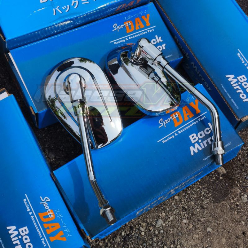 Jual Spion HD Harley Kaca putih full crome/ spion harley davidson drat ...