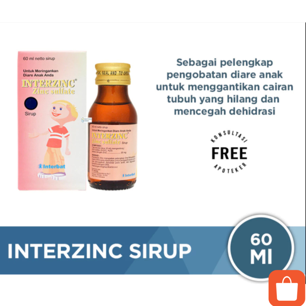 Jual Interzinc Tablet, Interzinc Sirup 60 ml, Interzinc Syrup ...