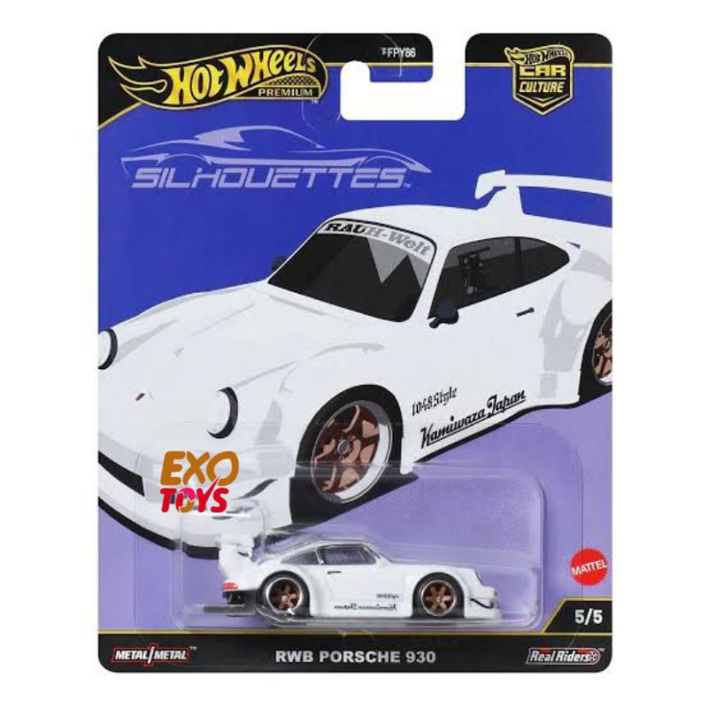 Jual Hot Wheels Premium Silhouettes RWB Porsche 930, LB R34 LBWK GTR ...