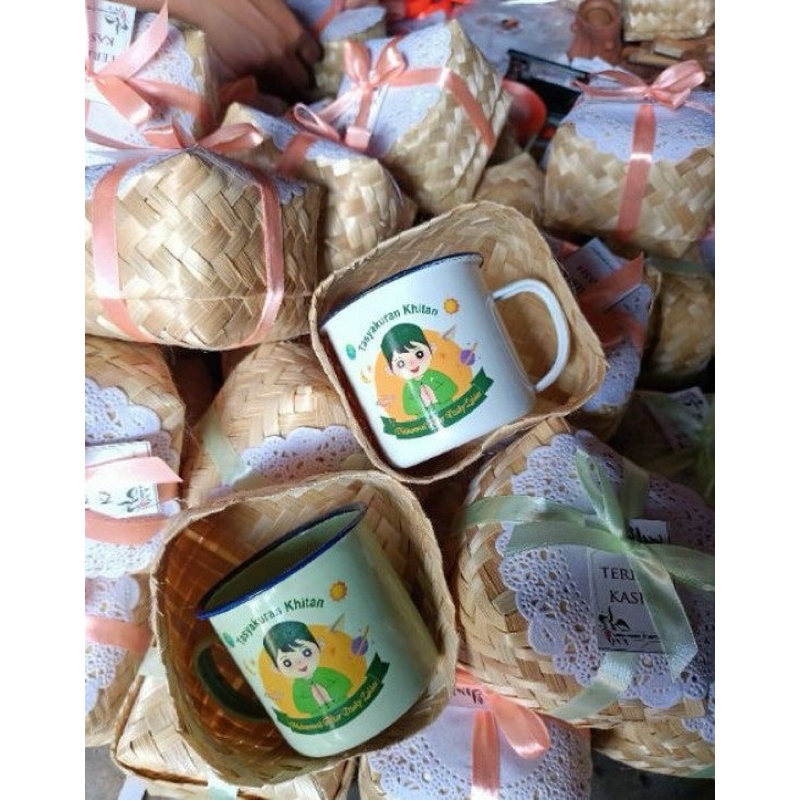 Jual PROMO HEMAT !!! 200 PCS BESEK BAMBU Souvenir Hampers Box Nasi ...