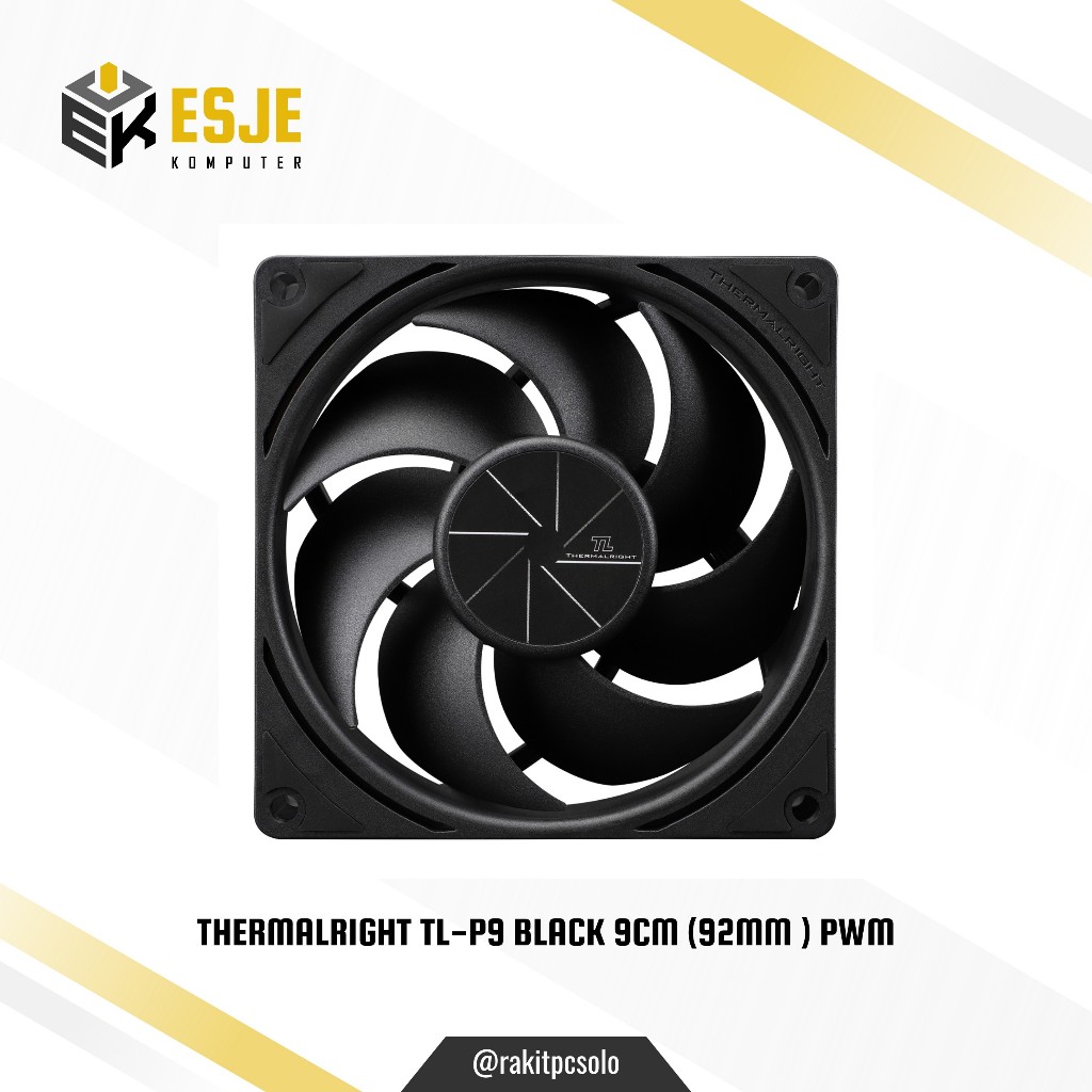 Jual THERMALRIGHT TL-P9 BLACK 92mm 9cm PWM Fan | Shopee Indonesia