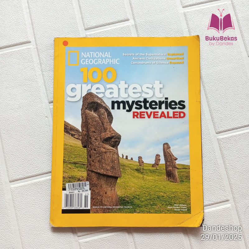 Jual National Geographic 100 Greatest Mysteries Revealed # BAHASA ...