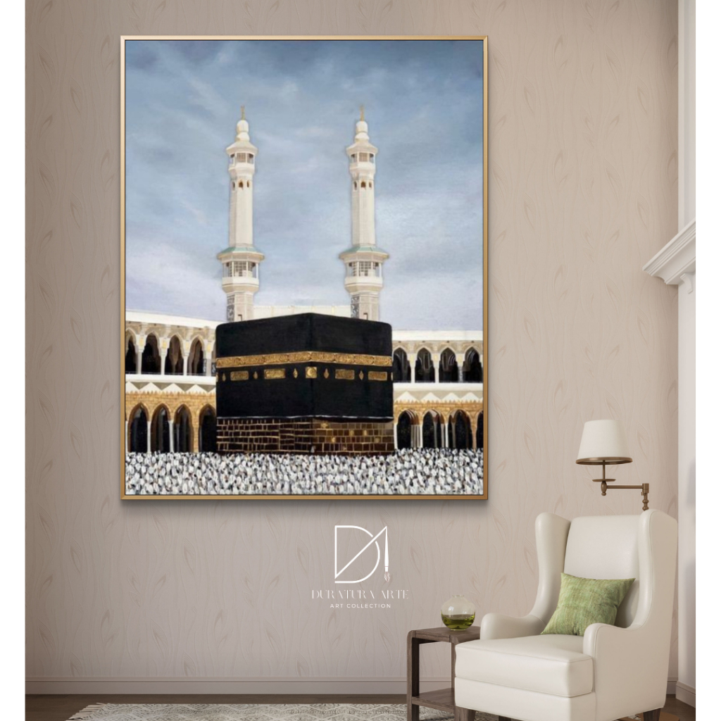 Jual Lukisan Ka'bah Simple Elegant Portrait 1 - Lukisan Portrait Plus ...