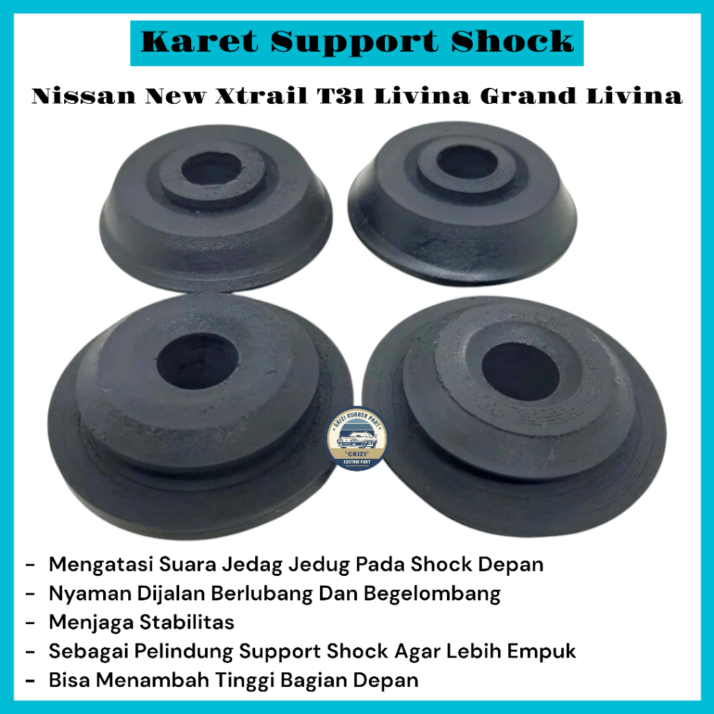 Jual Karet Support Shock Shockbreaker Belakang Nissan New Xtrail T31 ...