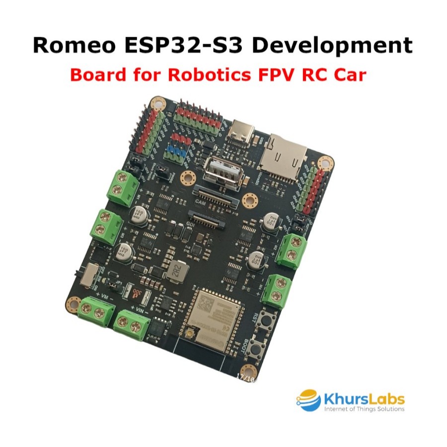 Jual DFROBOT - Romeo ESP32-S3 Development Board for Robotics FPV RC Car | Shopee Indonesia