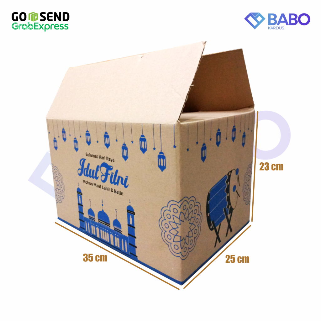 Jual Kardus Parcel Lebaran - Dus Box Idul Fitri - 35 x 25 x 23 cm ...