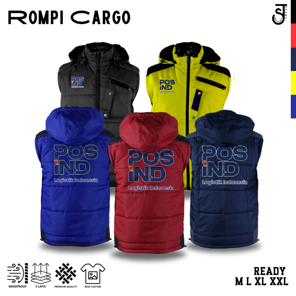 Jual ROMPI EKSPEDISI POS INDONESIA BAHAN PARASUT SEMI WF TAHAN ANGIN ...