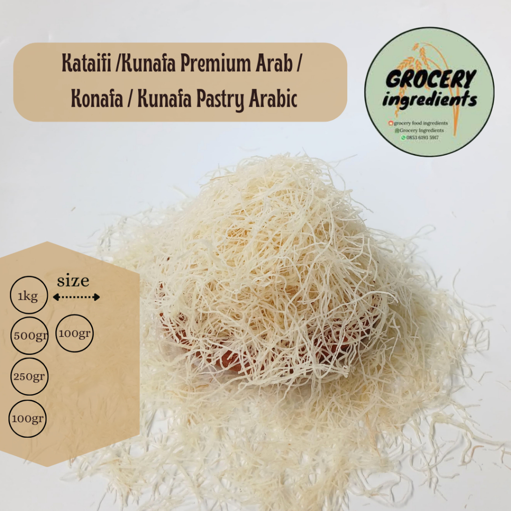 Jual Kataifi 1kg / Kunafa Premium Arab / Konafa / Kunafa Pastry Arabic ...
