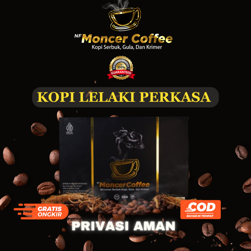 Jual NF MONCEERR COFFEE Original Kopi Stamina Pria Kuat Tahan Lama ...
