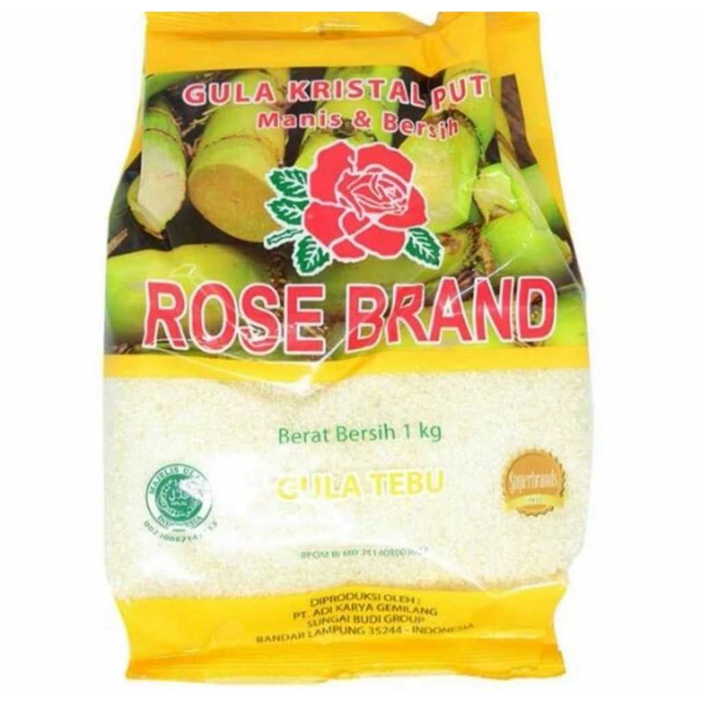 Jual Gula Rose Brand 1kg/Gula Pasir Tebu Rose Brand 1kg | Shopee Indonesia