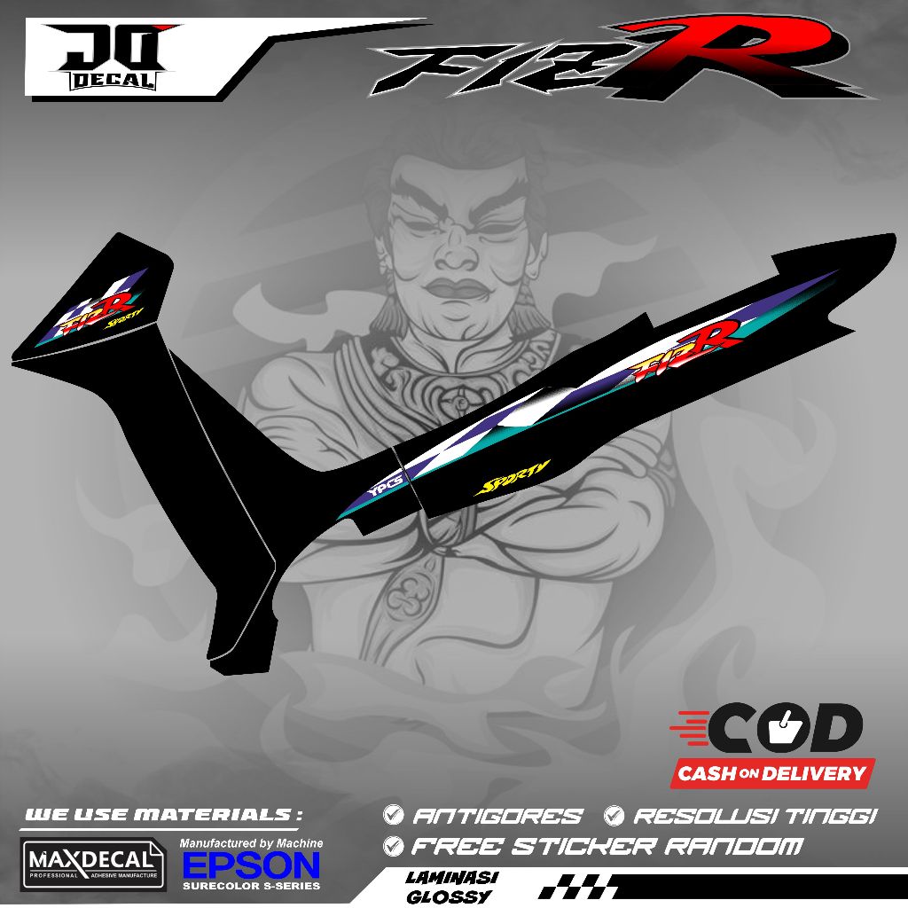 Jual STRIPING STIKER VARIASI YAMAHA FIZR FIZ R ORIGINAL CUSTOM TAHUN ...