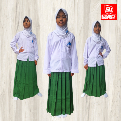 Jual Setelan Seragam SD Al azhar Lengan Panjang - Shandys Uniform ...