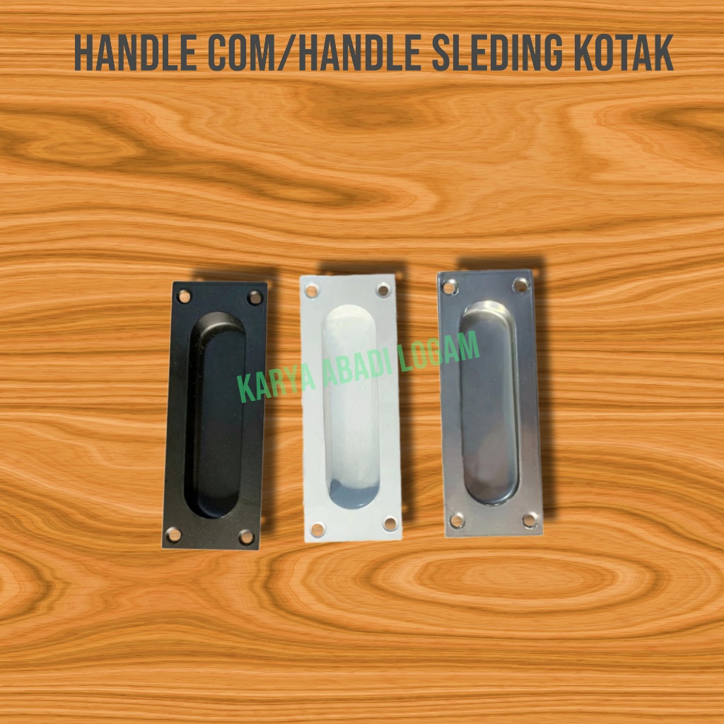 Jual Handle COM Tanam Kotak/ Tarikan Pintu Geser/Sleding Ukuran 12 cm ...