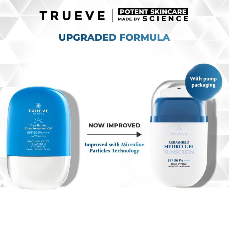 Jual TRUEVE Cerashield Hydro Gel Sunscreen - Sunscreen Gel Ringan Tanpa ...