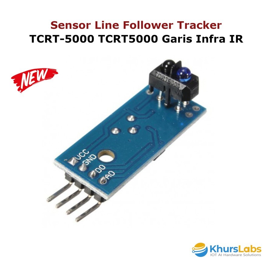 Jual Sensor Line Follower Tracker Tracer TCRT-5000 TCRT5000 Garis Infra IR | Shopee Indonesia